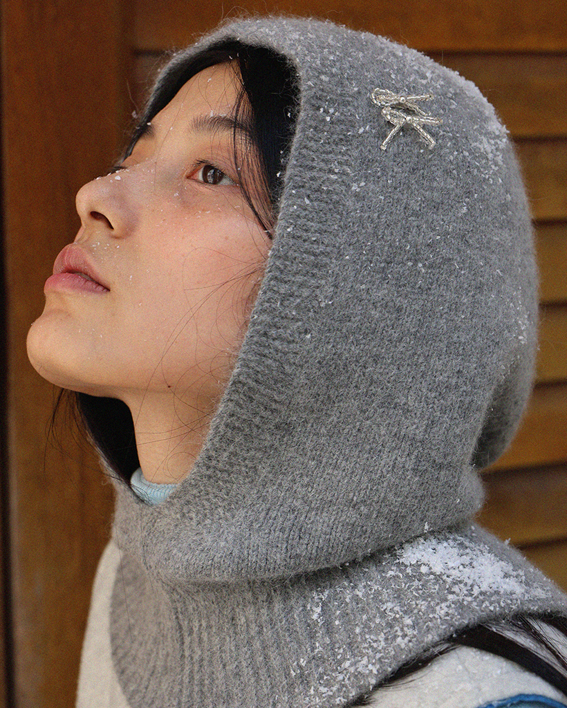 Beaded Embellished Knit Balaclava - 2color | ファッション通販サイト NUGU