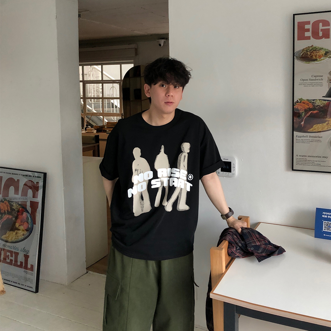 (ユニセックス)No Rise No Start Tee (4 Color) | ファッション通販サイト NUGU