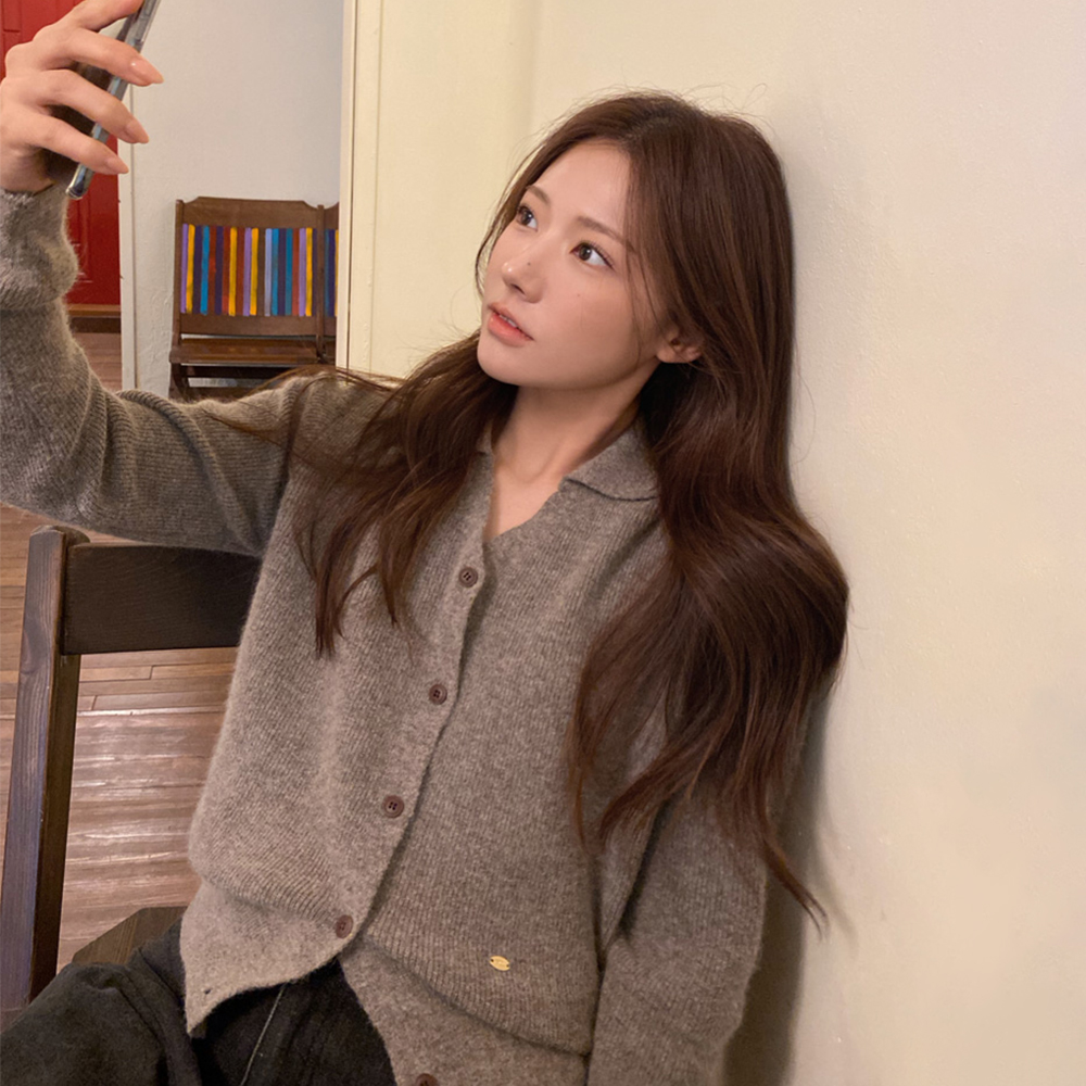 [Influencer pick] Tania fox Collar Pendant Cardigan | ファッション通販サイト NUGU