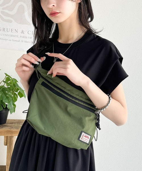 《JaVa ジャバコラボ》スタイリッシュに携帯。コンパクト2WAYショルダー＆ウエストポーチ jv1159050 | ファッション通販サイト NUGU