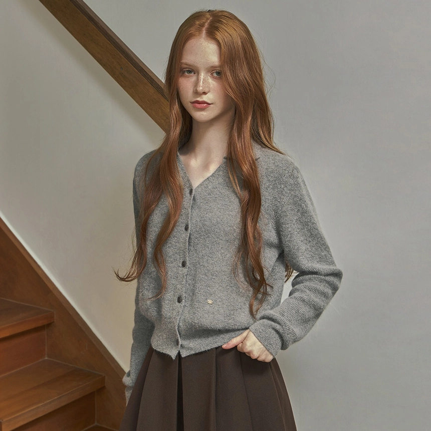 [Influencer pick] Tania fox Collar Pendant Cardigan | ファッション通販サイト NUGU