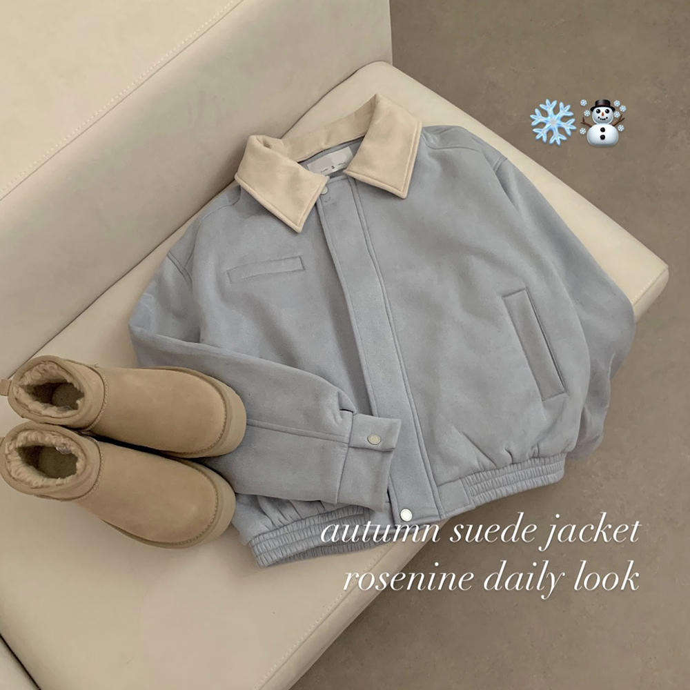 スエードルーズフィットジャケット | ファッション通販サイト NUGU