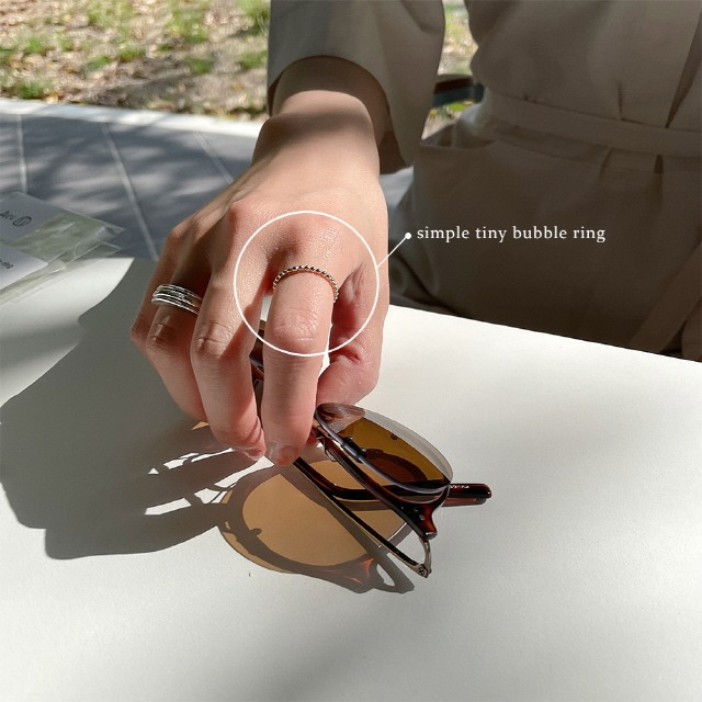 simple tiny bubble ring | ファッション通販サイト NUGU