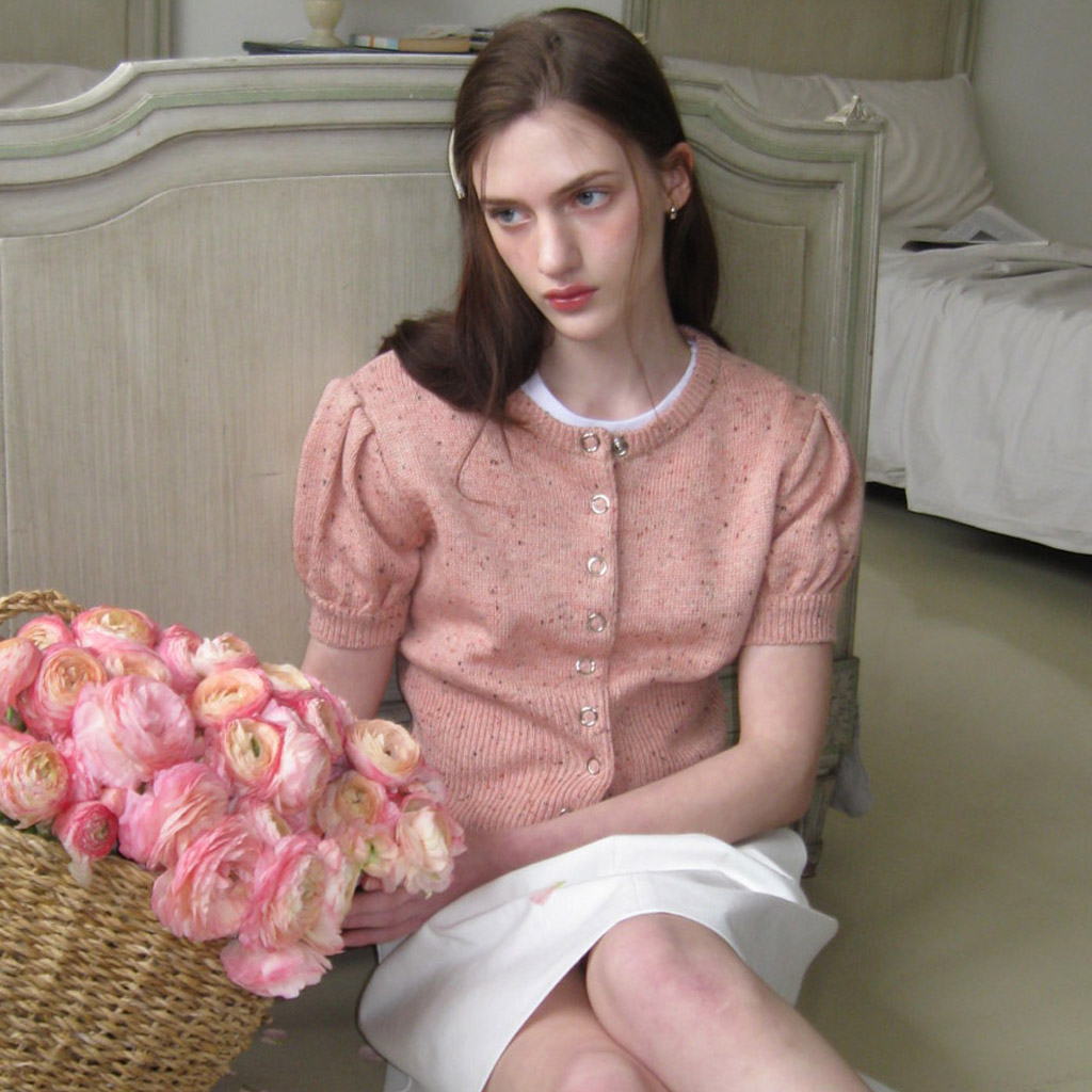 Cony Dust Half Cardigan ( Pink ) | ファッション通販サイト NUGU