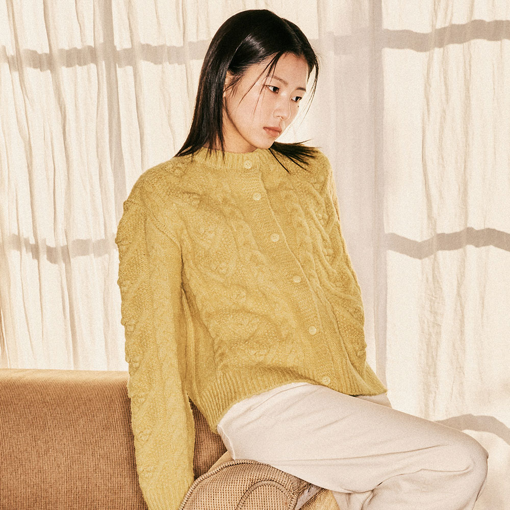 AR_Classic cable knit cardigan_2color|ファッション通販サイトNUGU