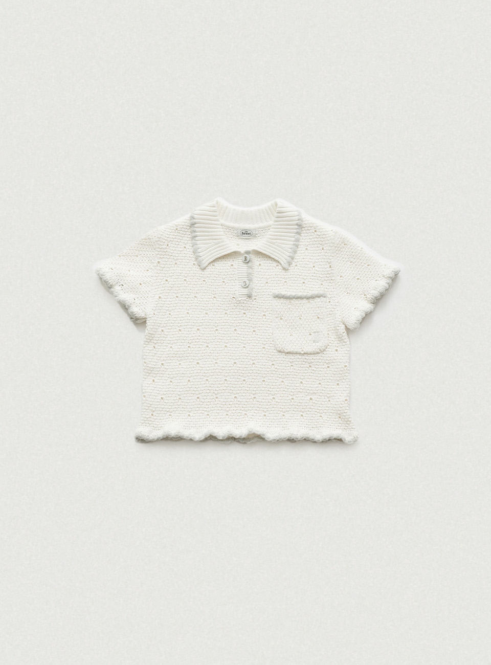 [The Barnnet X daisy] Fluff Scallop Knit Top | ファッション通販サイト NUGU