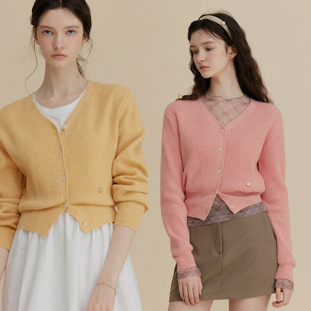 Caprin V-Neck Symbol Cardigan | ファッション通販サイト NUGU