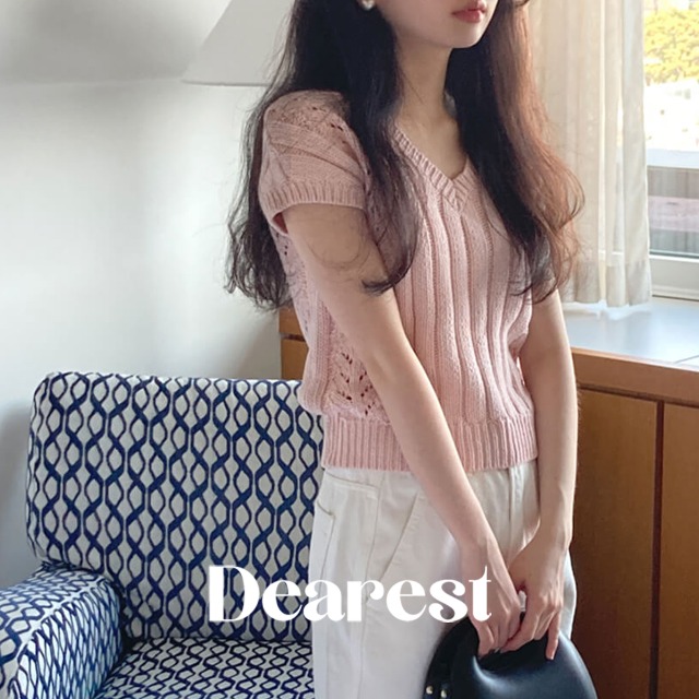 [Dearest] NataliaサマーVネックニット | ファッション通販サイト NUGU