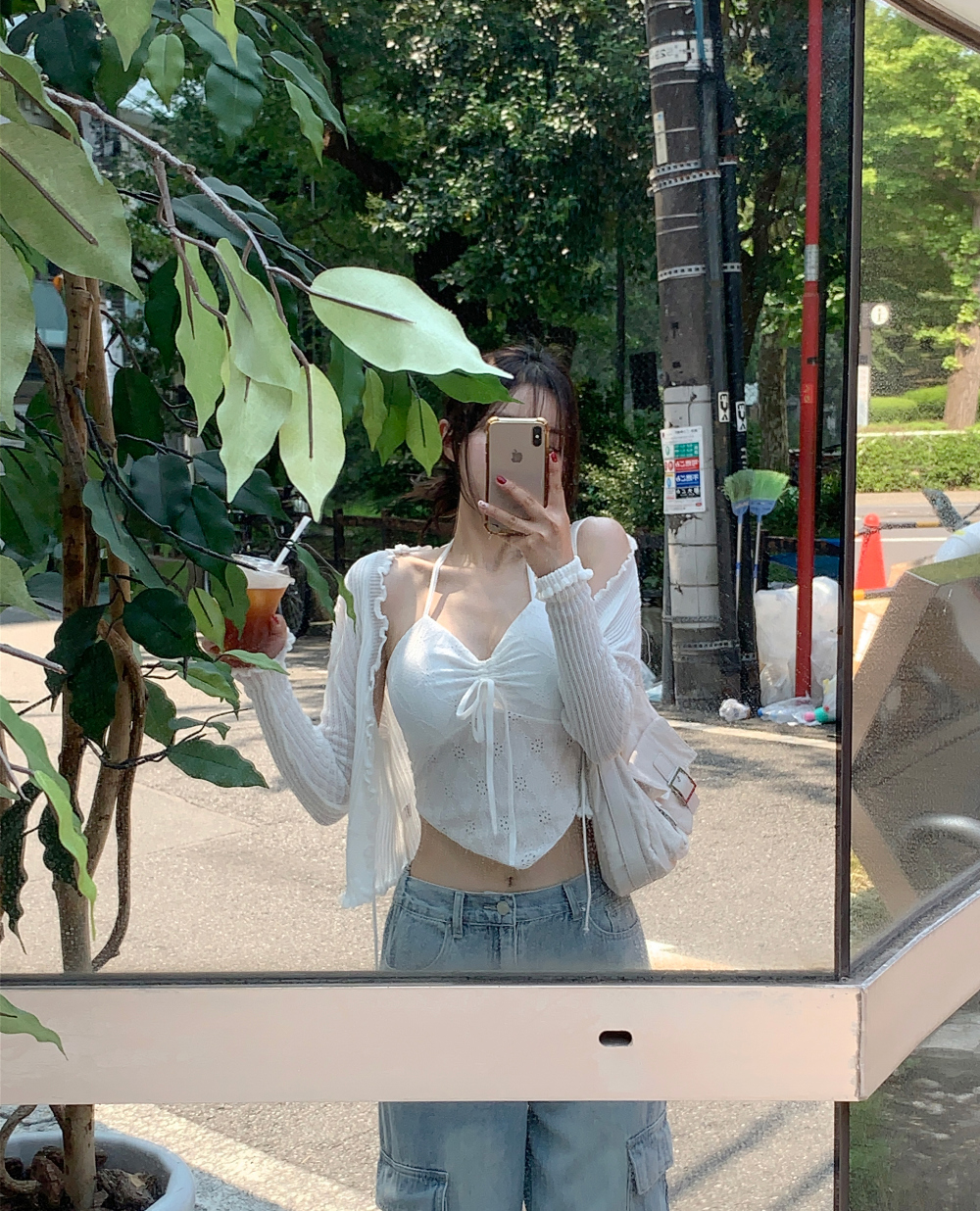 [7color]ストラップフリルカーディガン | ファッション通販サイト NUGU