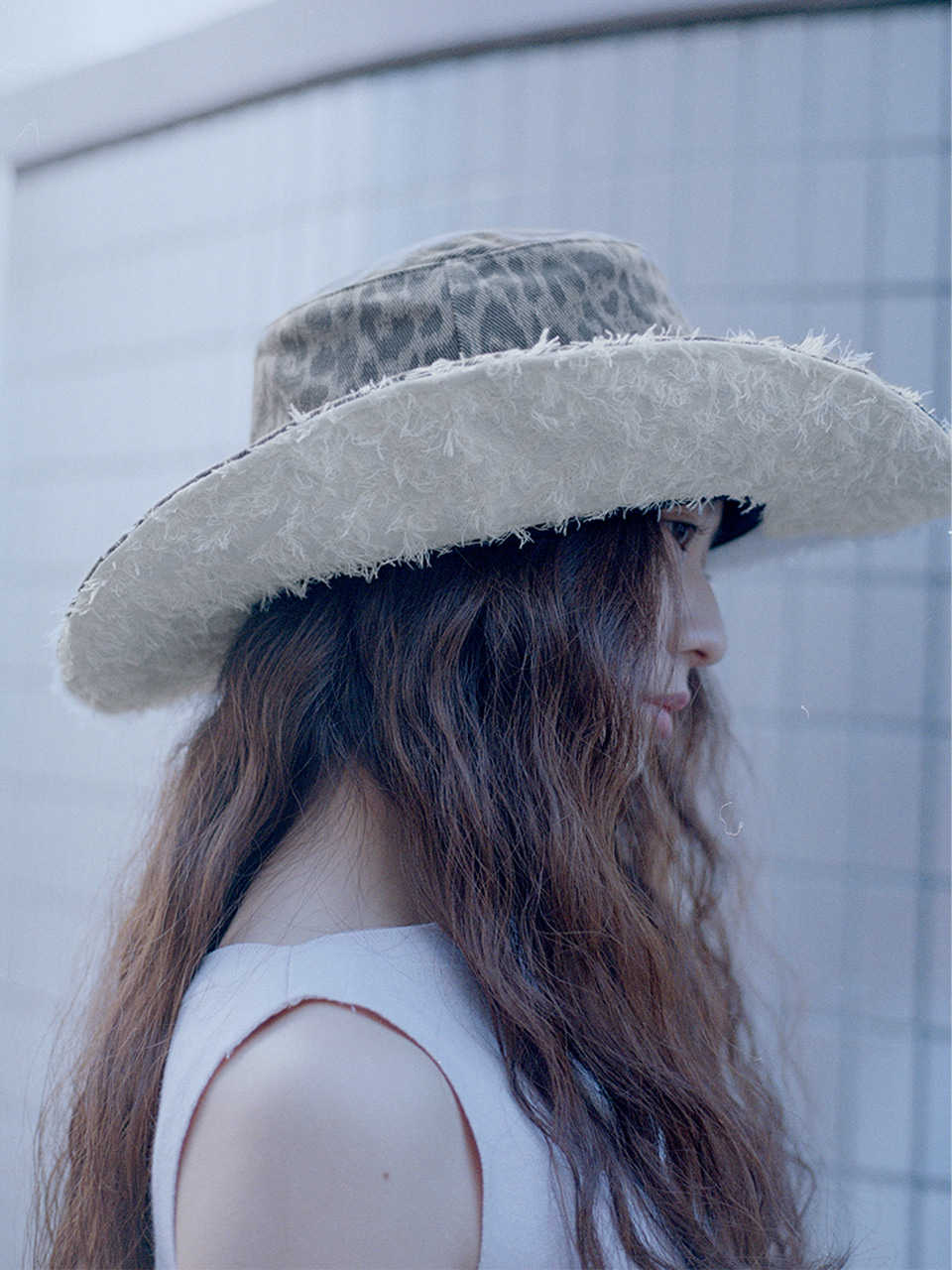 LEOPARD FEDORA IN KHAKI FRINGE | ファッション通販サイト NUGU