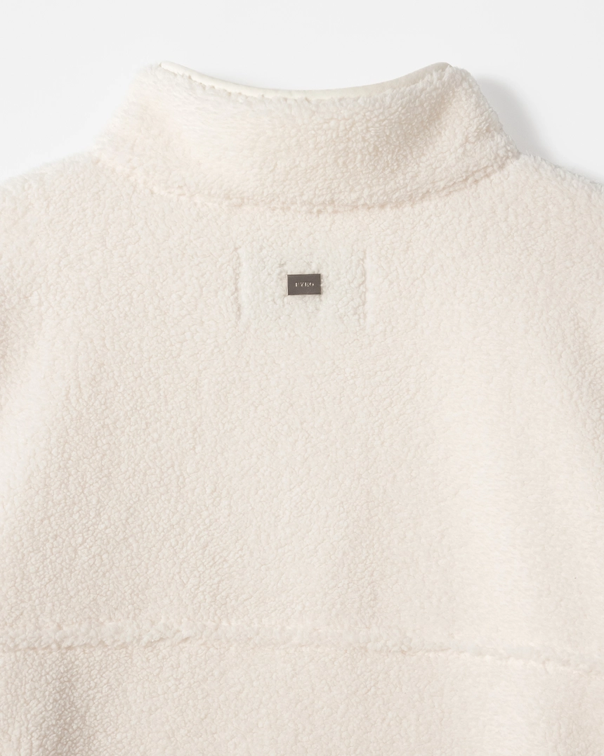 Loi Fleece Half Zipup Pullover (Ivory) | ファッション通販サイト NUGU