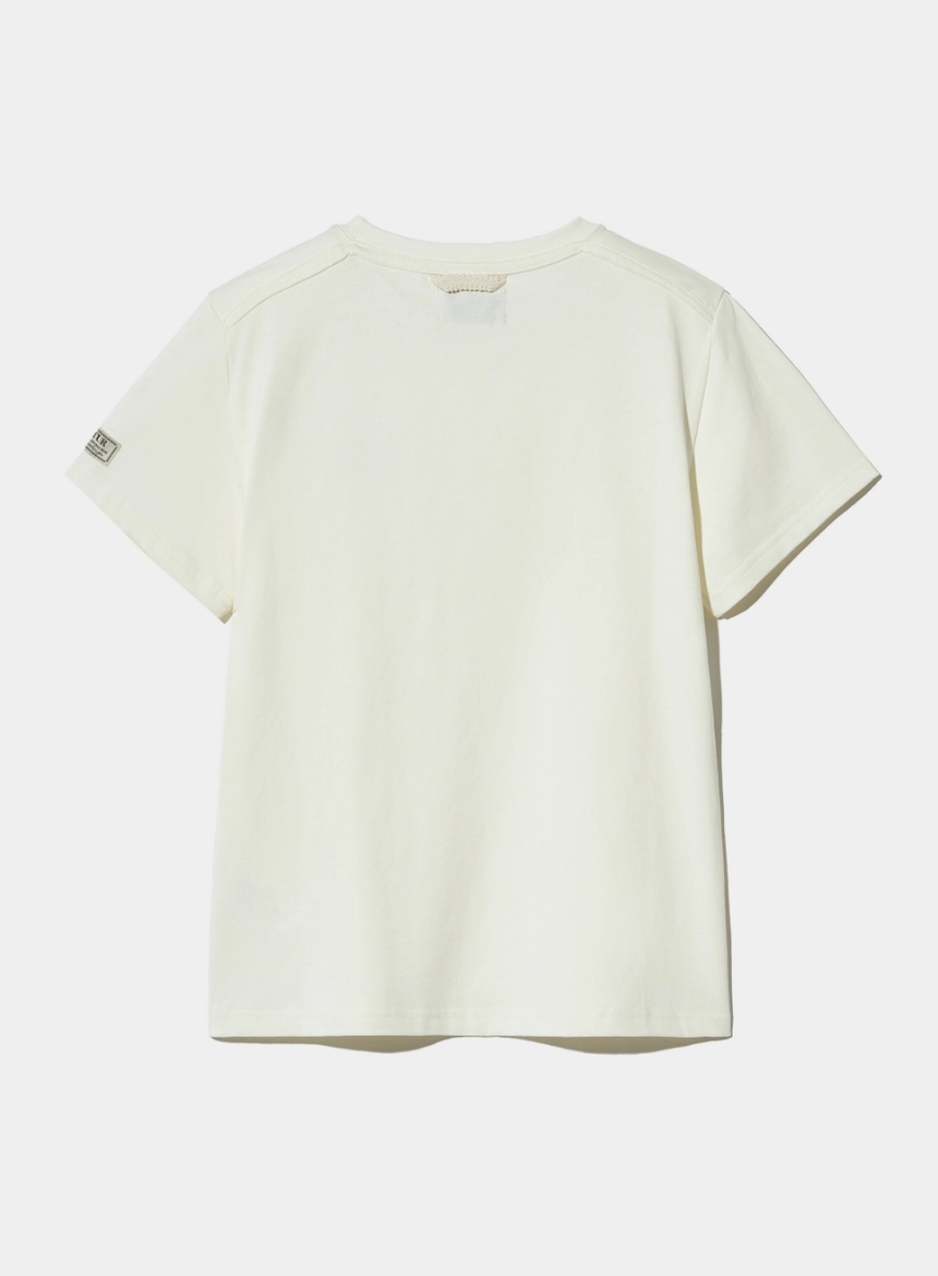 (W) Classic Small Logo T-Shirt - Resort Ivory | ファッション通販サイト NUGU