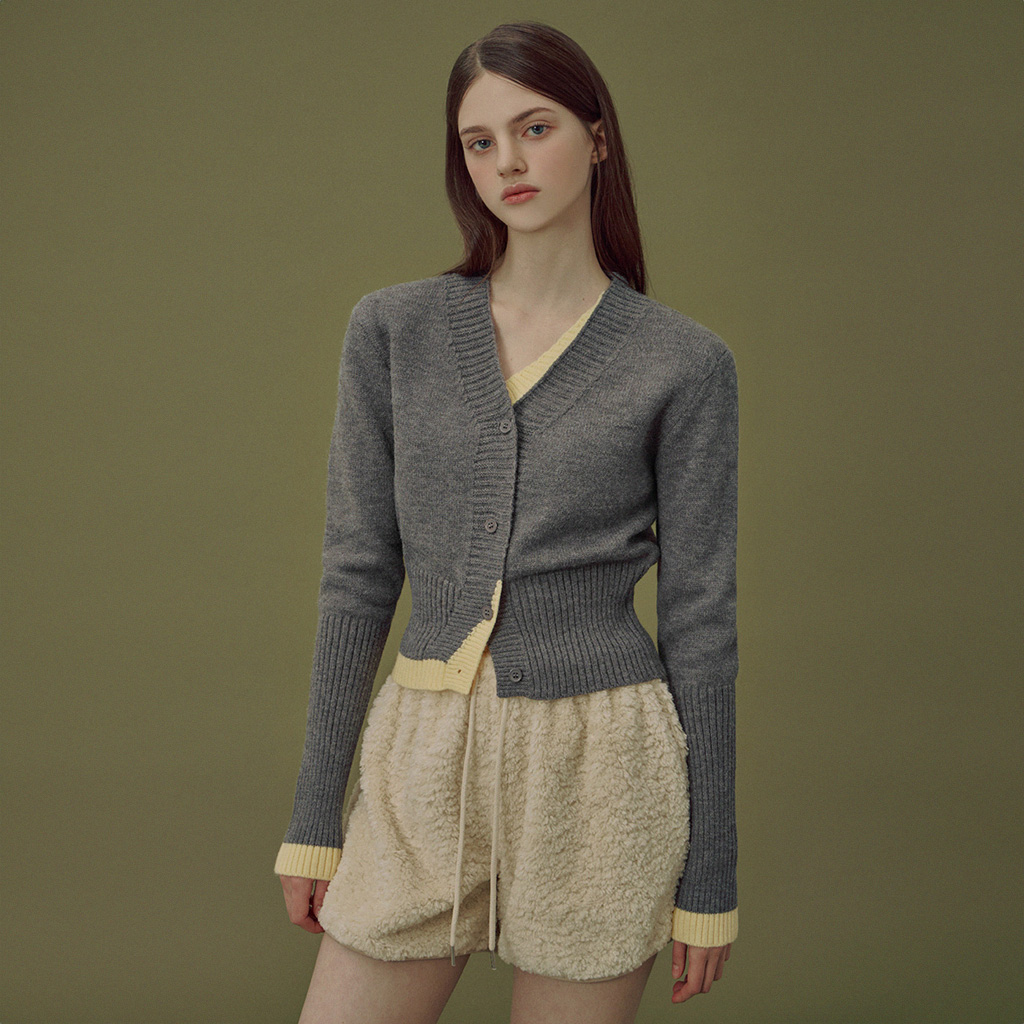 Chase Layered Color-Block Cardigan | ファッション通販サイト NUGU