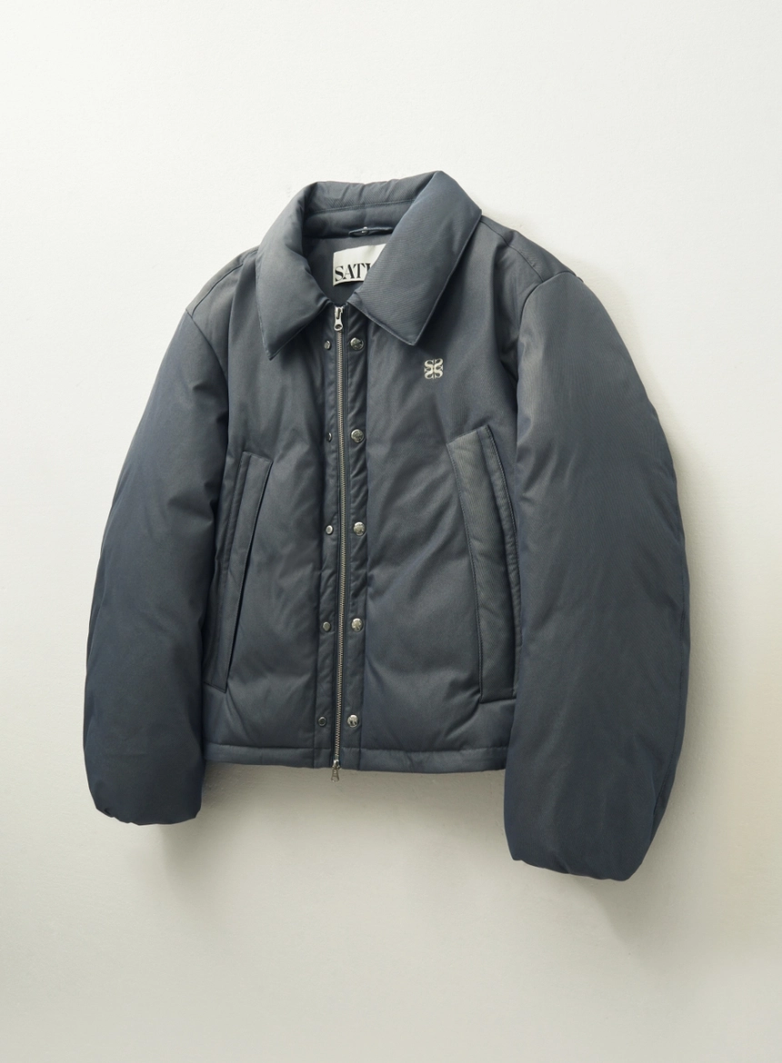 Lecce Two Tone Duck Down Padding - Glitter Gray | ファッション通販サイト NUGU