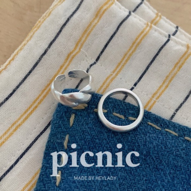 [2個セット] ㇼソニ シルバーリングセット | ファッション通販サイト NUGU