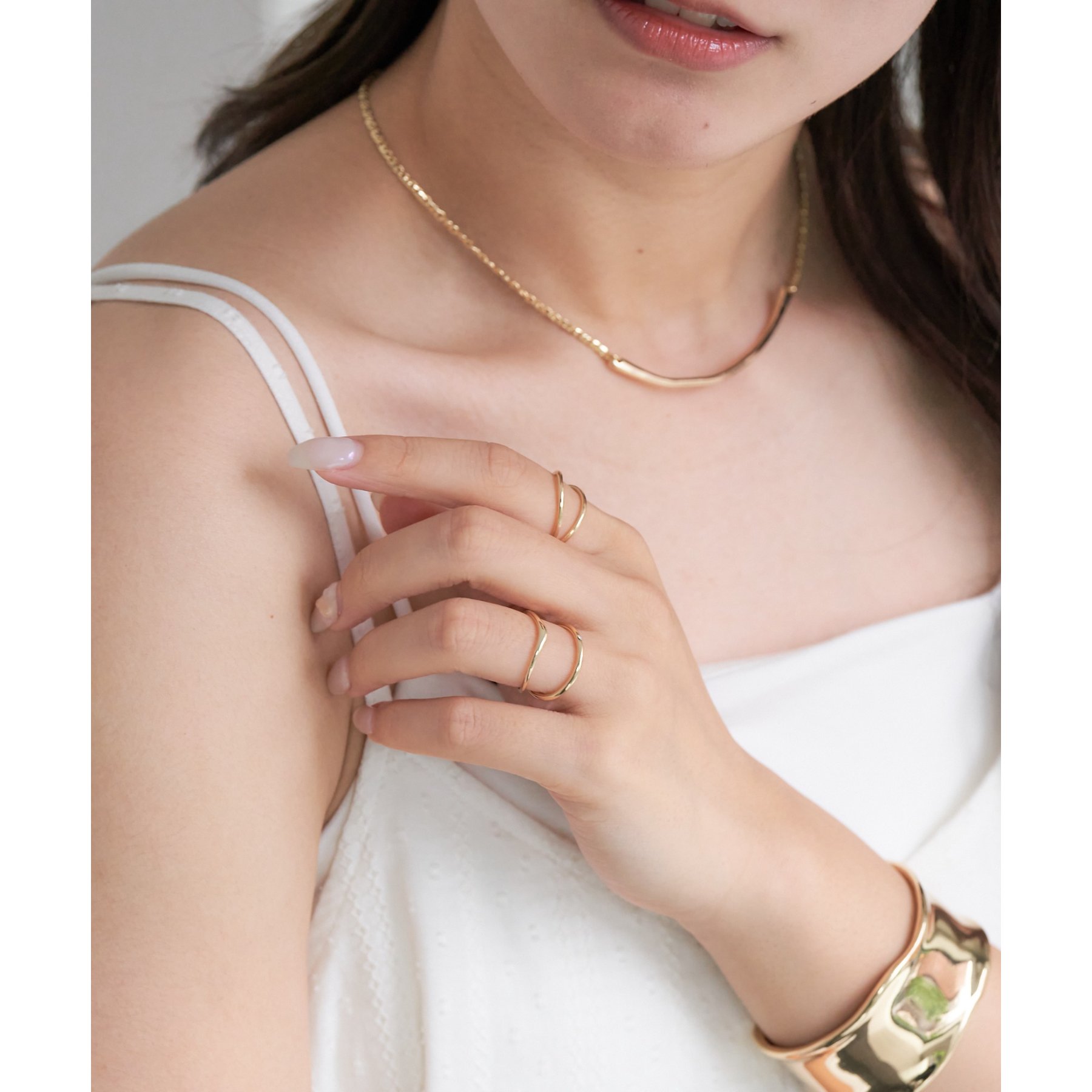 【GOLDY】ナロー3SETうねRING | ファッション通販サイト NUGU