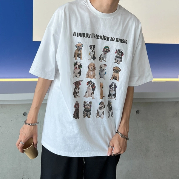 puppyヘッドホン半袖Tシャツ | ファッション通販サイト NUGU