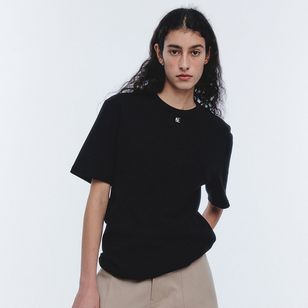 LOGO RIBBED T-SHIRTS | ファッション通販サイト NUGU