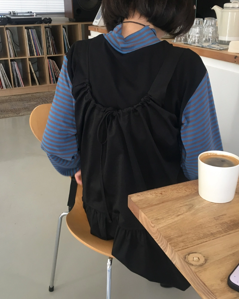 リボンシャーリング2WAYワンピース | ファッション通販サイト NUGU