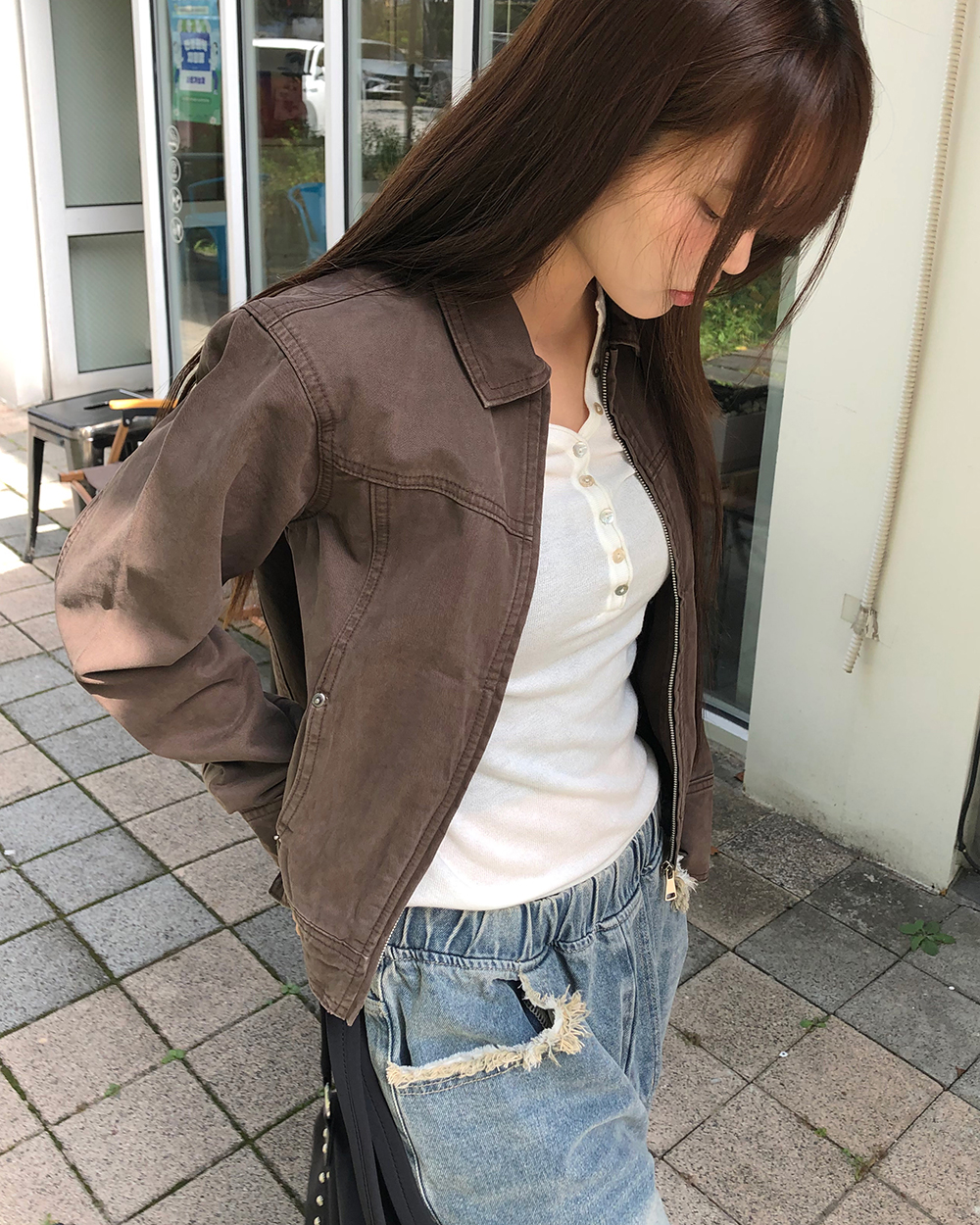 [original] アイレットウォッシュコットンジャケット | ファッション通販サイト NUGU