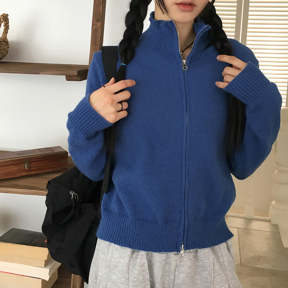 Y2K 89スターハイネック2WAYニットパーカー | ファッション通販サイト NUGU