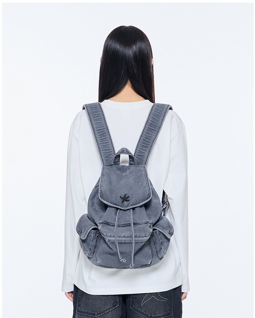 TCM starfish denim backpack (charcoal) | ファッション通販サイト NUGU