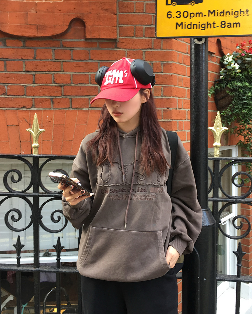 [bom X ODD STUDIO] ODSD Pigment Damage Overfit Hood - BROWN | ファッション通販サイト NUGU