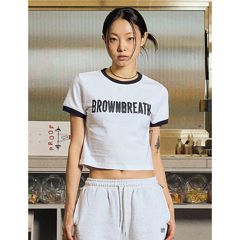 W BB TYPE CROP RINGER TEE - WHITE | ファッション通販サイト NUGU