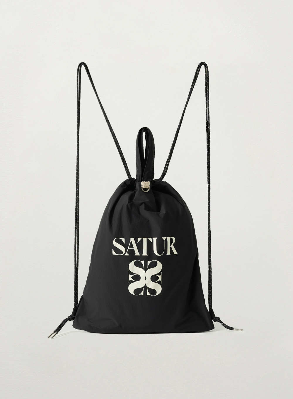 Solid Draw String Bag - Black | ファッション通販サイト NUGU