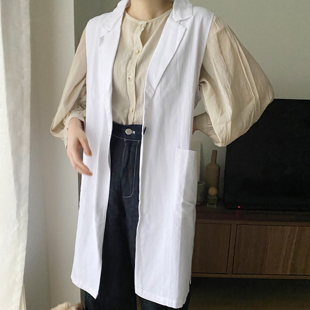 linen vest outer | ファッション通販サイト NUGU