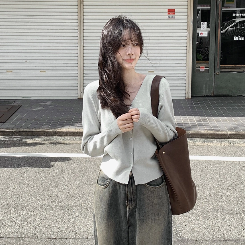 #SLOWMADE. (7color)スリムリブカーディガン | ファッション通販サイト NUGU