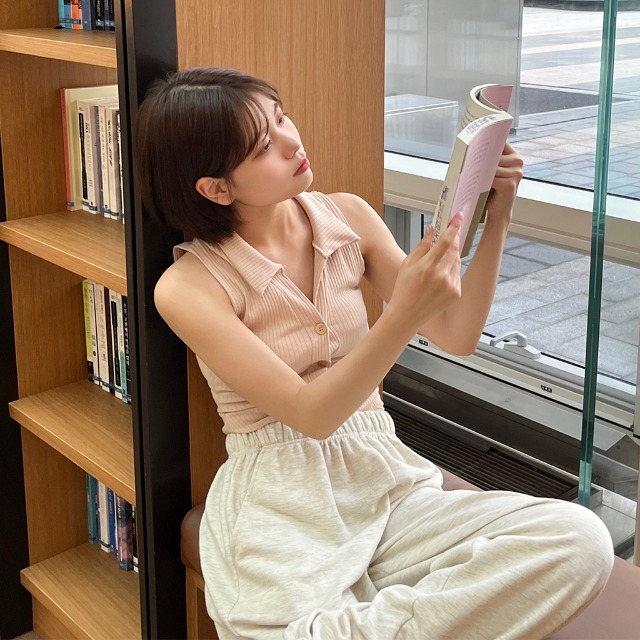 カラーノースリーブカーディガン | ファッション通販サイト NUGU