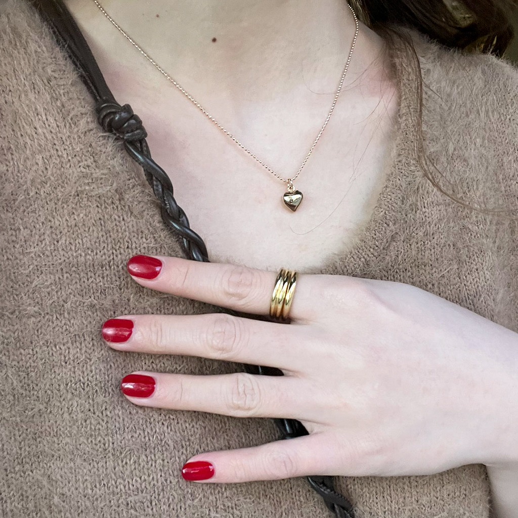 simple heart point necklace | ファッション通販サイト NUGU