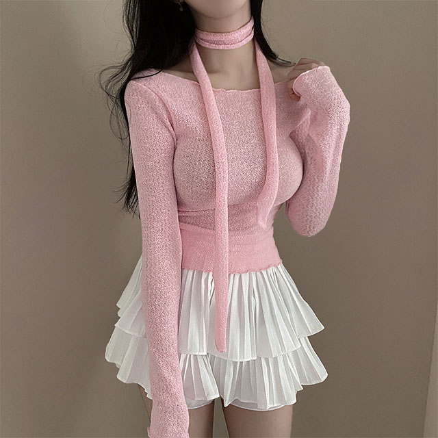 (3col)ウェーブタイスリム長袖Tシャツ | ファッション通販サイト NUGU