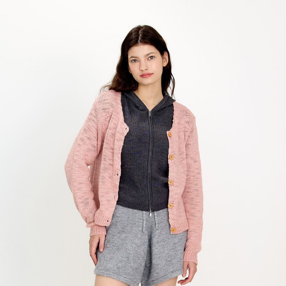 AR_Casual round neck cardigan_3color | ファッション通販サイト NUGU