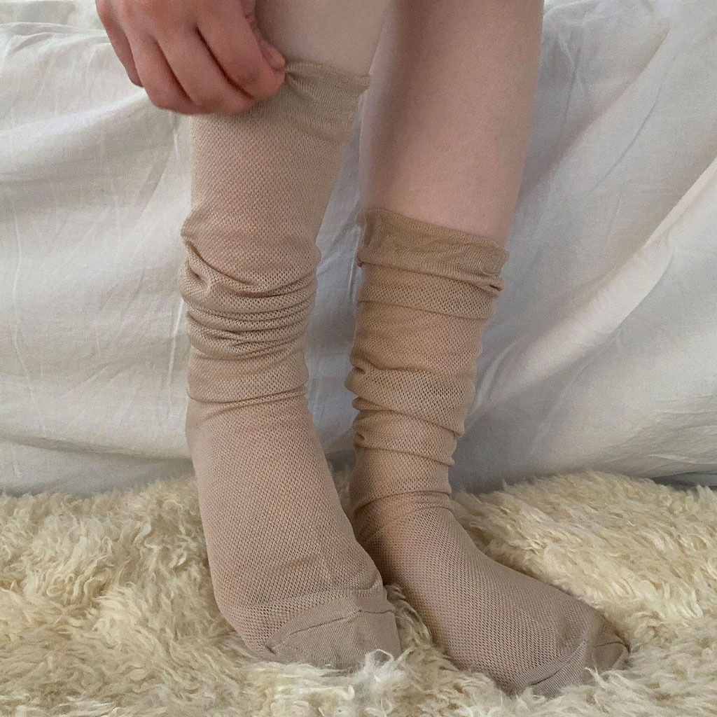 mesh loose socks | ファッション通販サイト NUGU