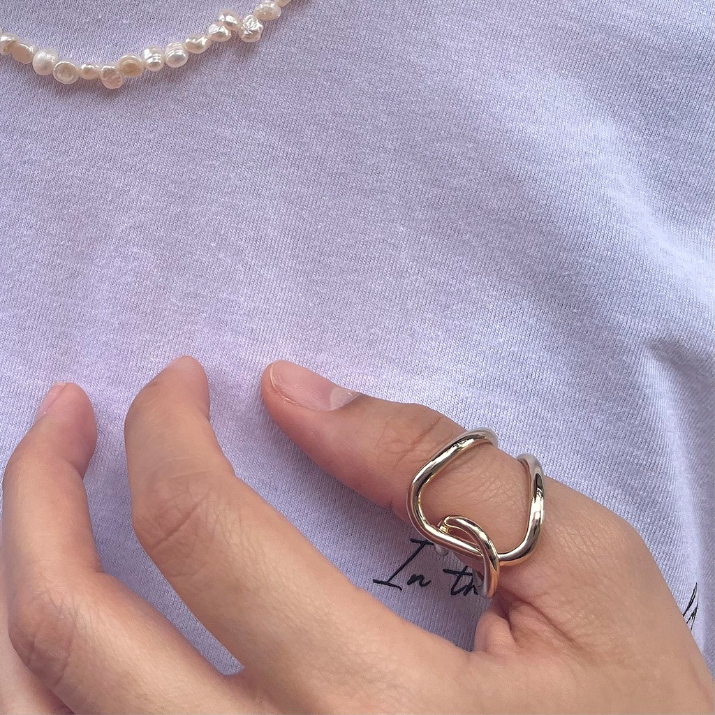twist double ring | ファッション通販サイト NUGU