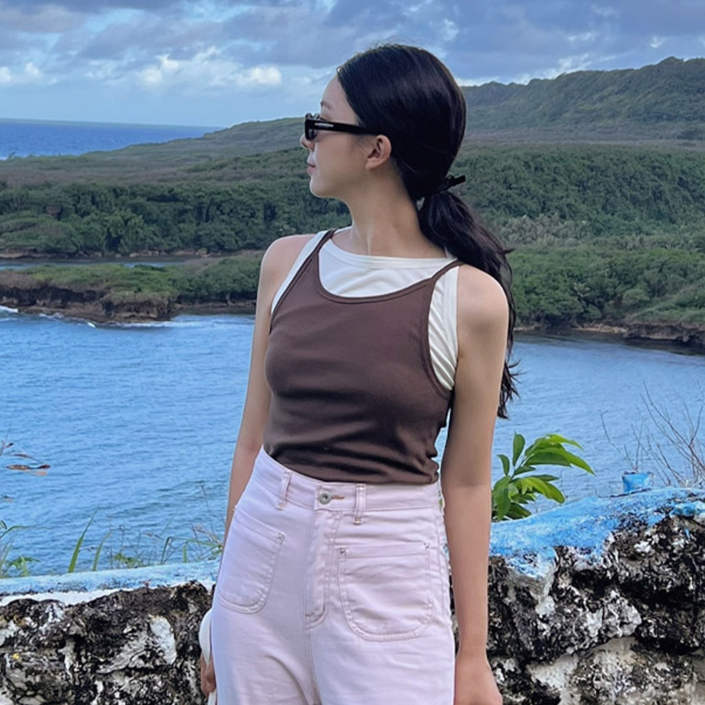 list boat neck sleeveless 3color | ファッション通販サイト NUGU