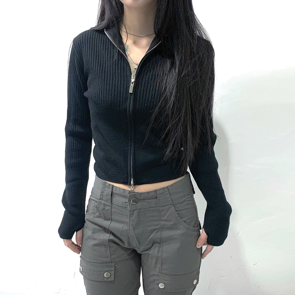 スリムフィット2WAYジップアップ | ファッション通販サイト NUGU