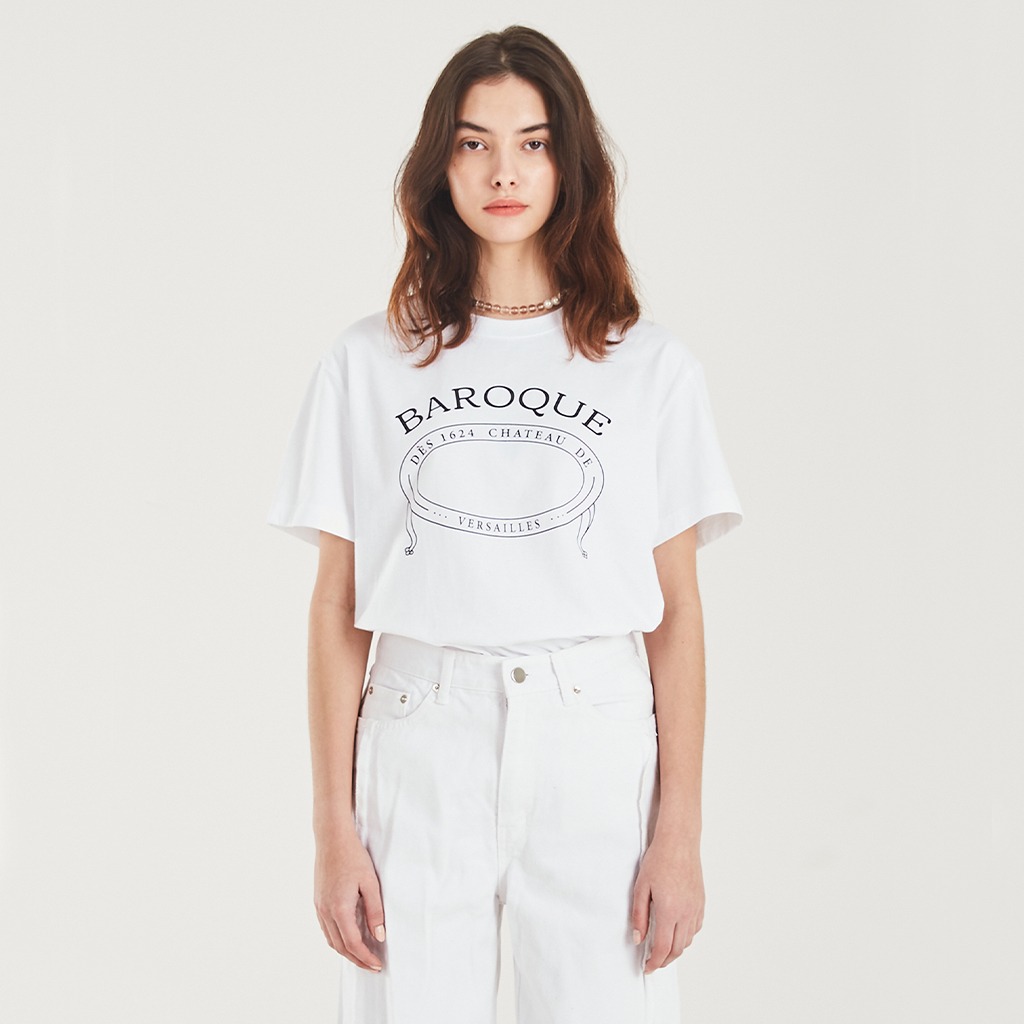 baroque short sleeve (white) | NUGU