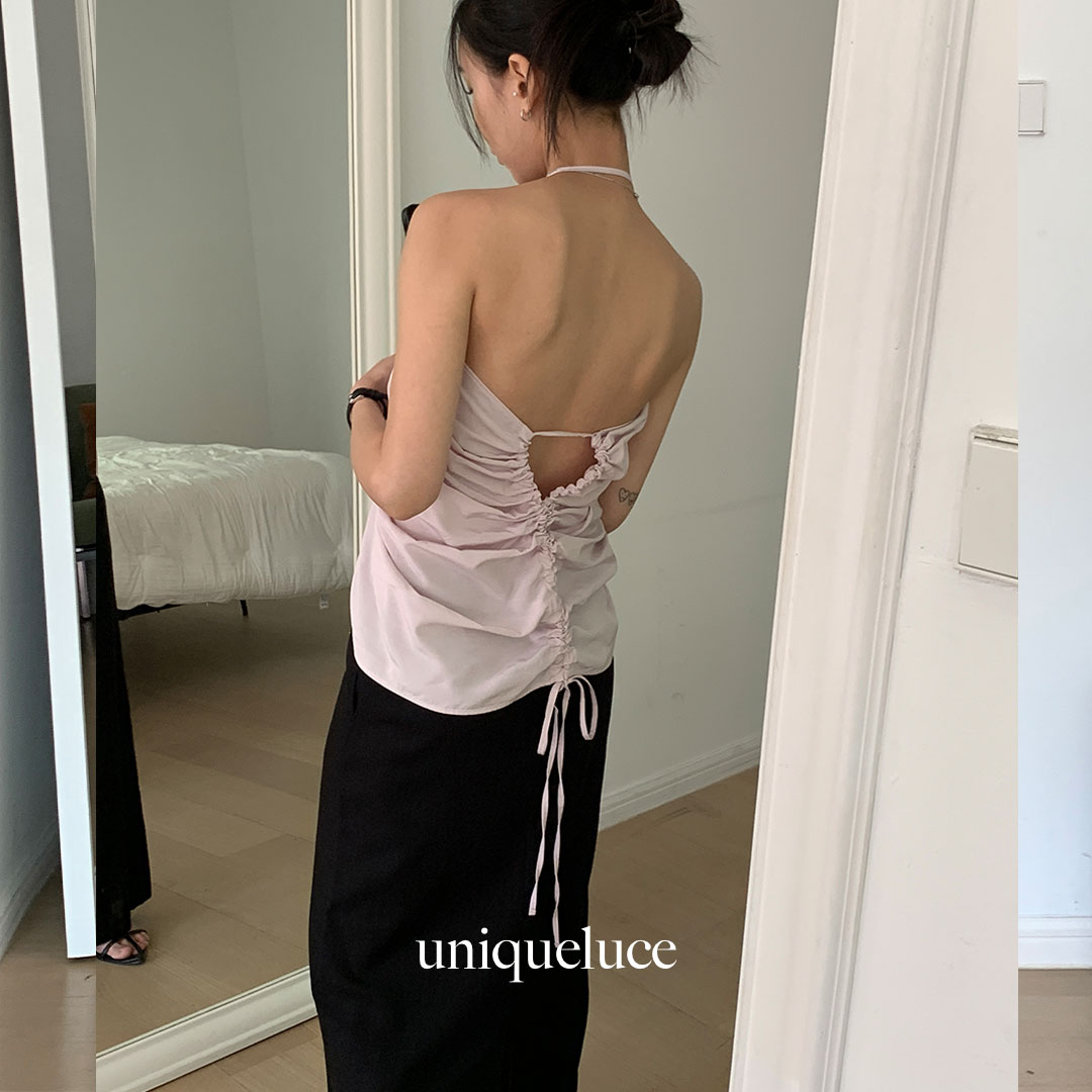 two-way sleeveless bl | ファッション通販サイト NUGU