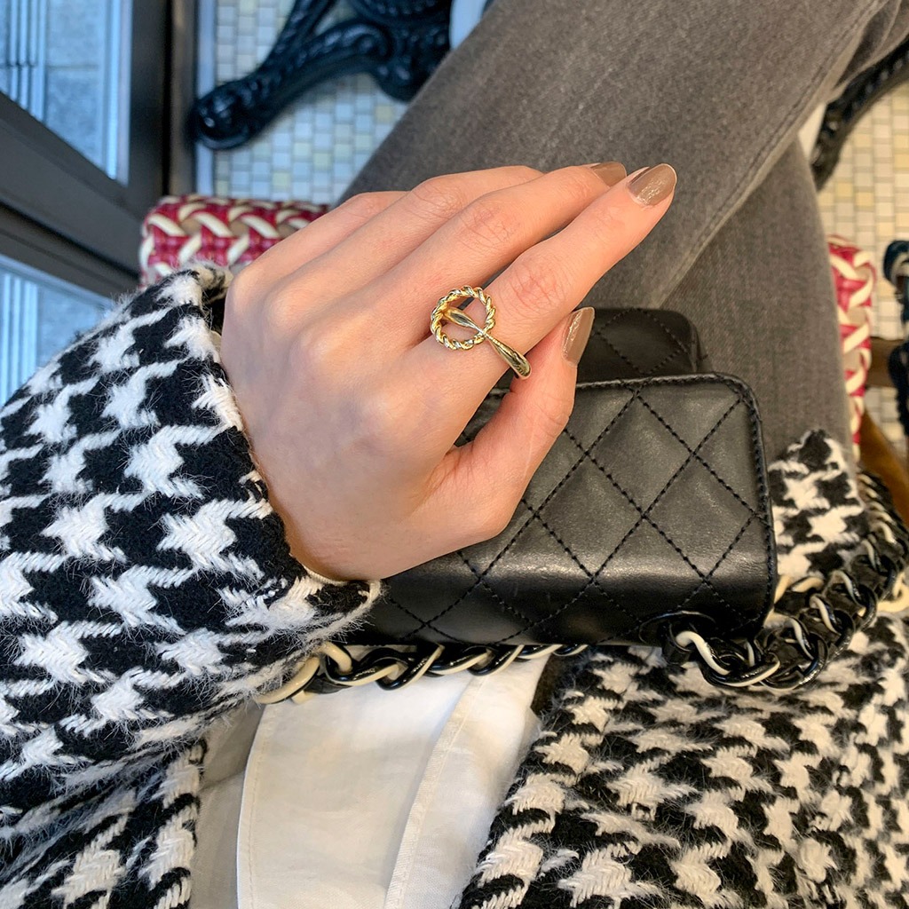 twisted circle ring | ファッション通販サイト NUGU