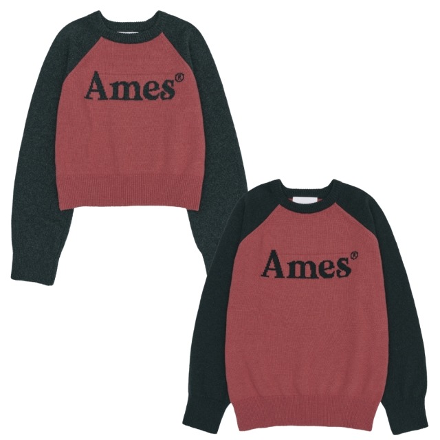 BASIC RAGLAN PULLOVER KNIT RED | ファッション通販サイト NUGU
