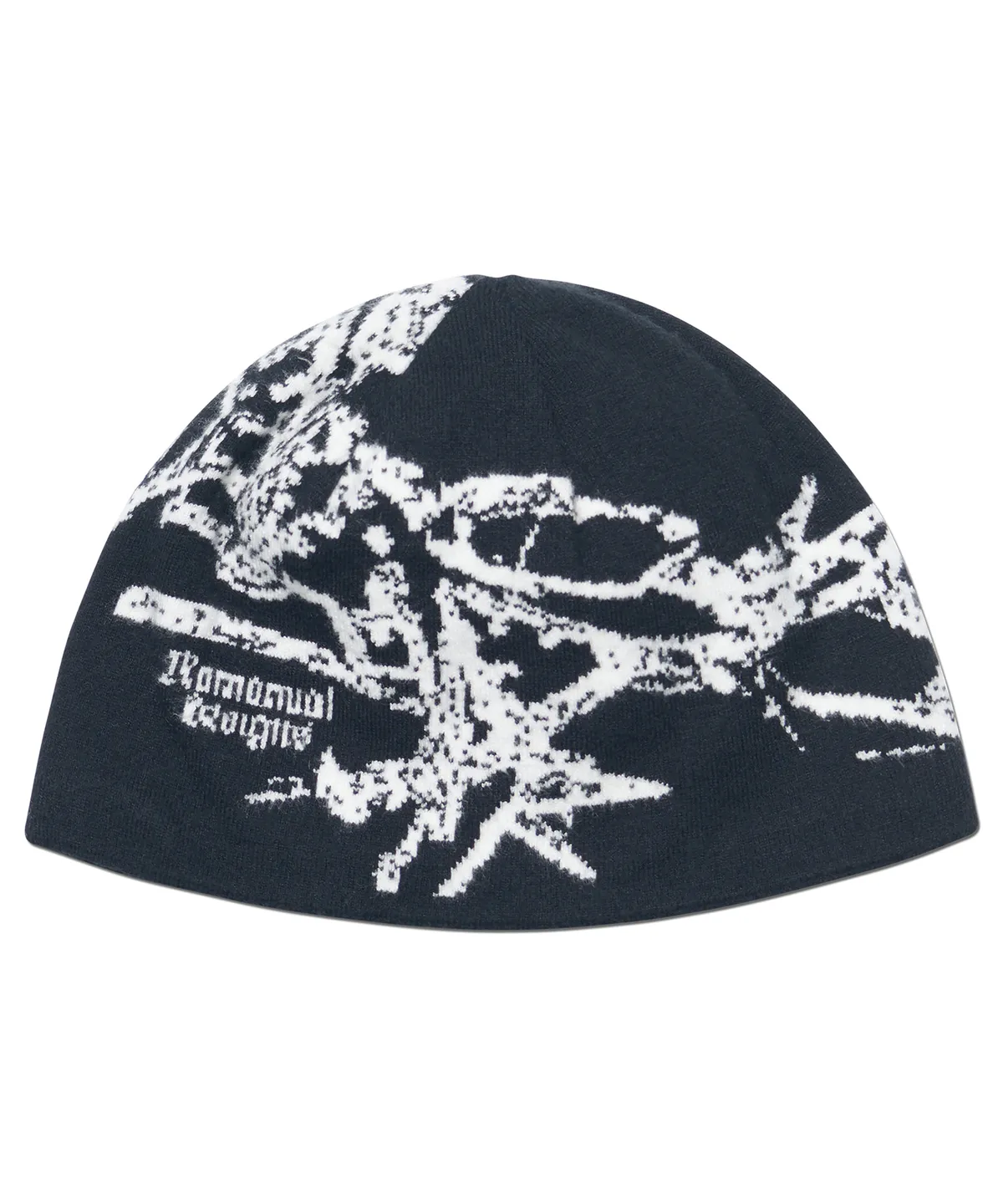 GRAPHIC JACQUARD BEANIE BLACK | ファッション通販サイト NUGU