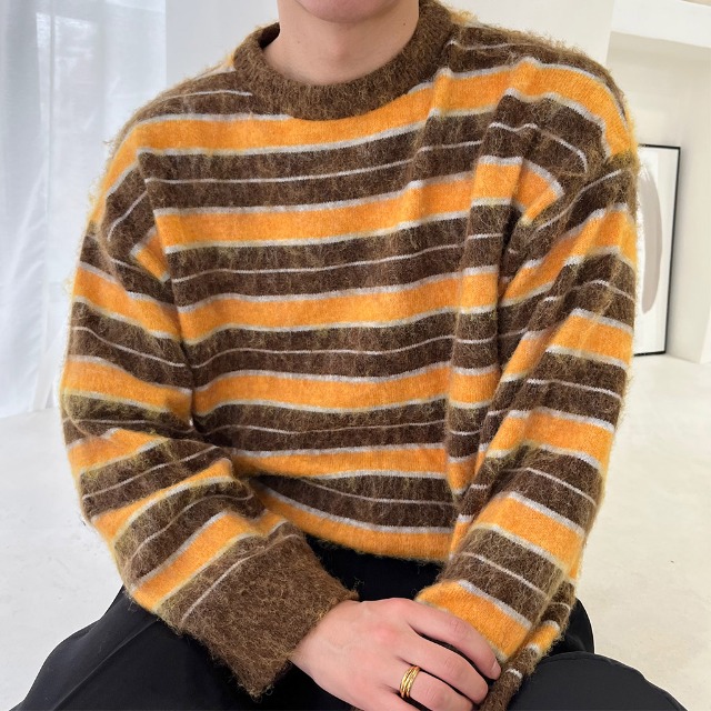 ビビッドストライプニット | ファッション通販サイト NUGU