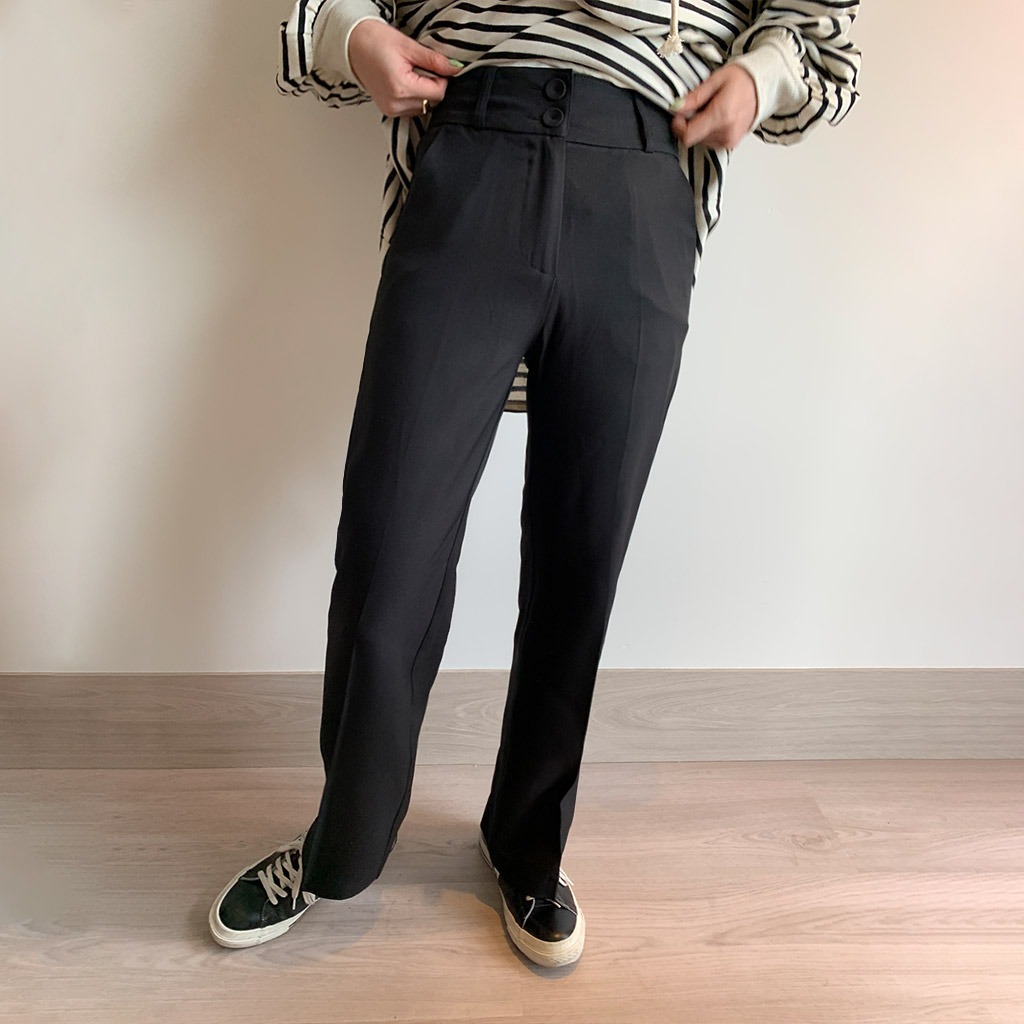 two button bootcut slacks|ファッション通販サイトNUGU