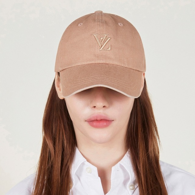 [VARZAR] 3D Monogram Pigment Over Fit Ball Cap Beige | ファッション通販サイト NUGU