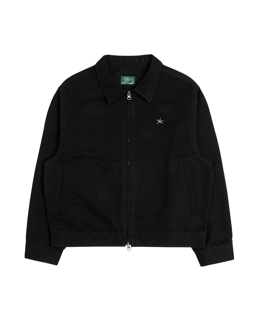 TCM washed mini logo jacket (black) | ファッション通販サイト NUGU