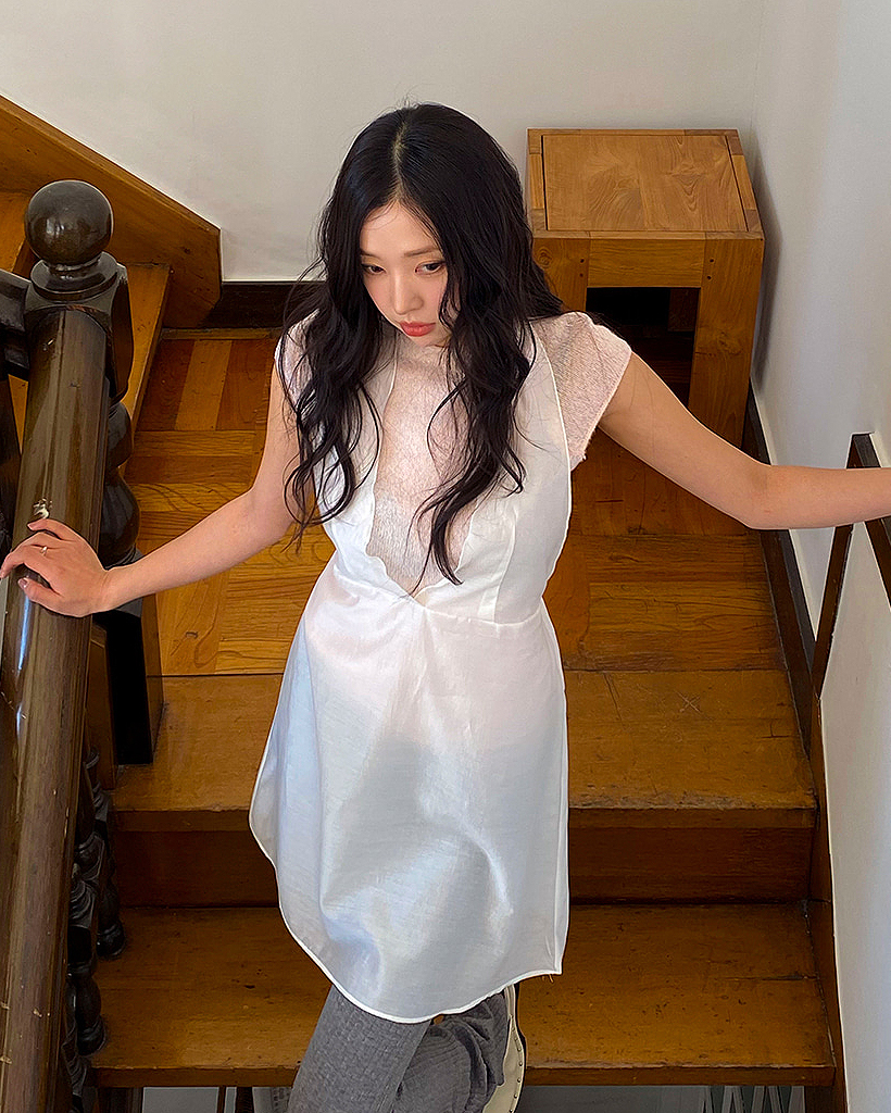 [original] Layered Halterneck Dress | ファッション通販サイト NUGU