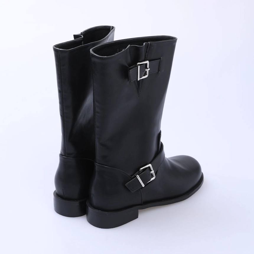 ツーバックルハーフブーツ | ファッション通販サイト NUGU